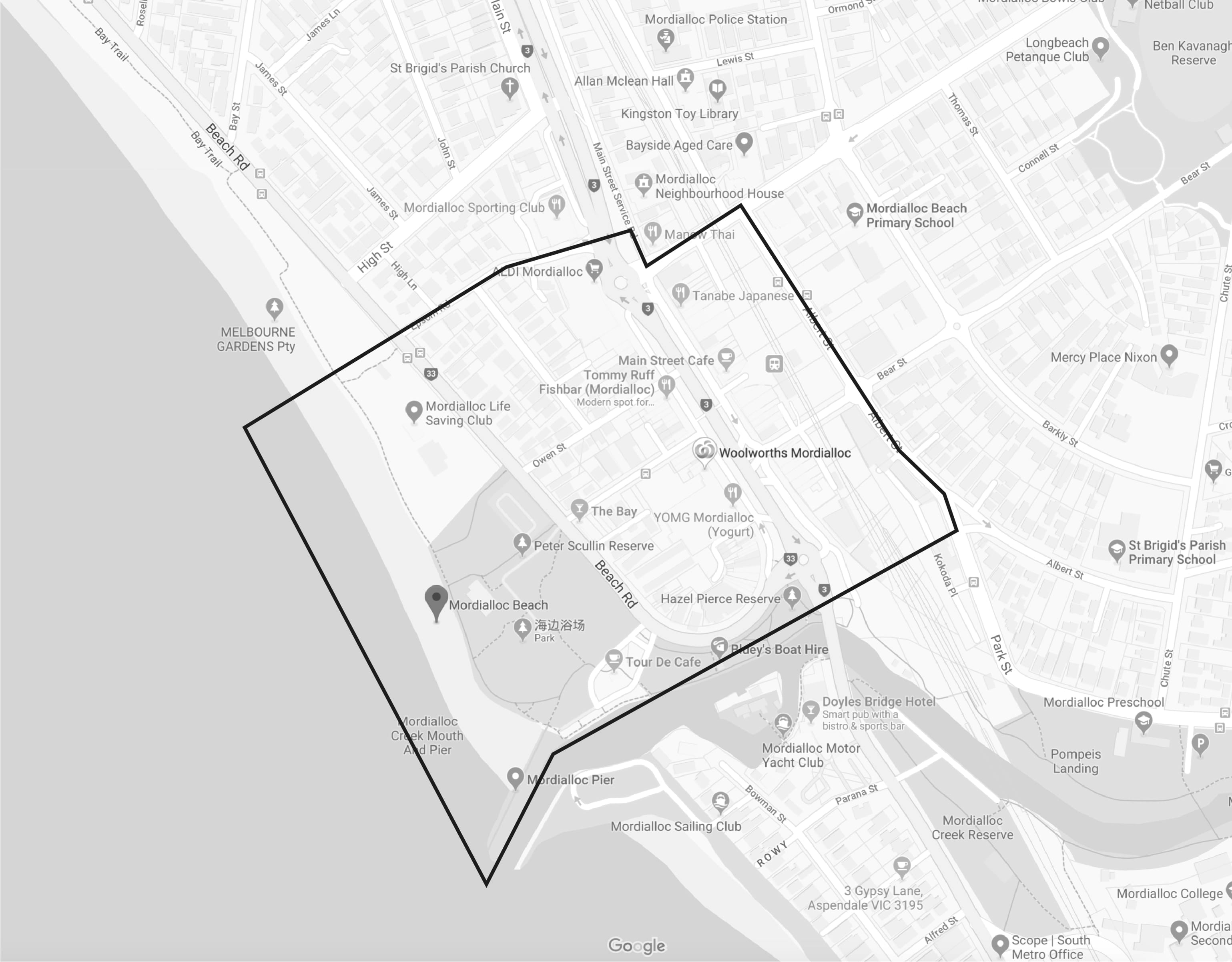 Public notice: Mordialloc - 18 December 2019