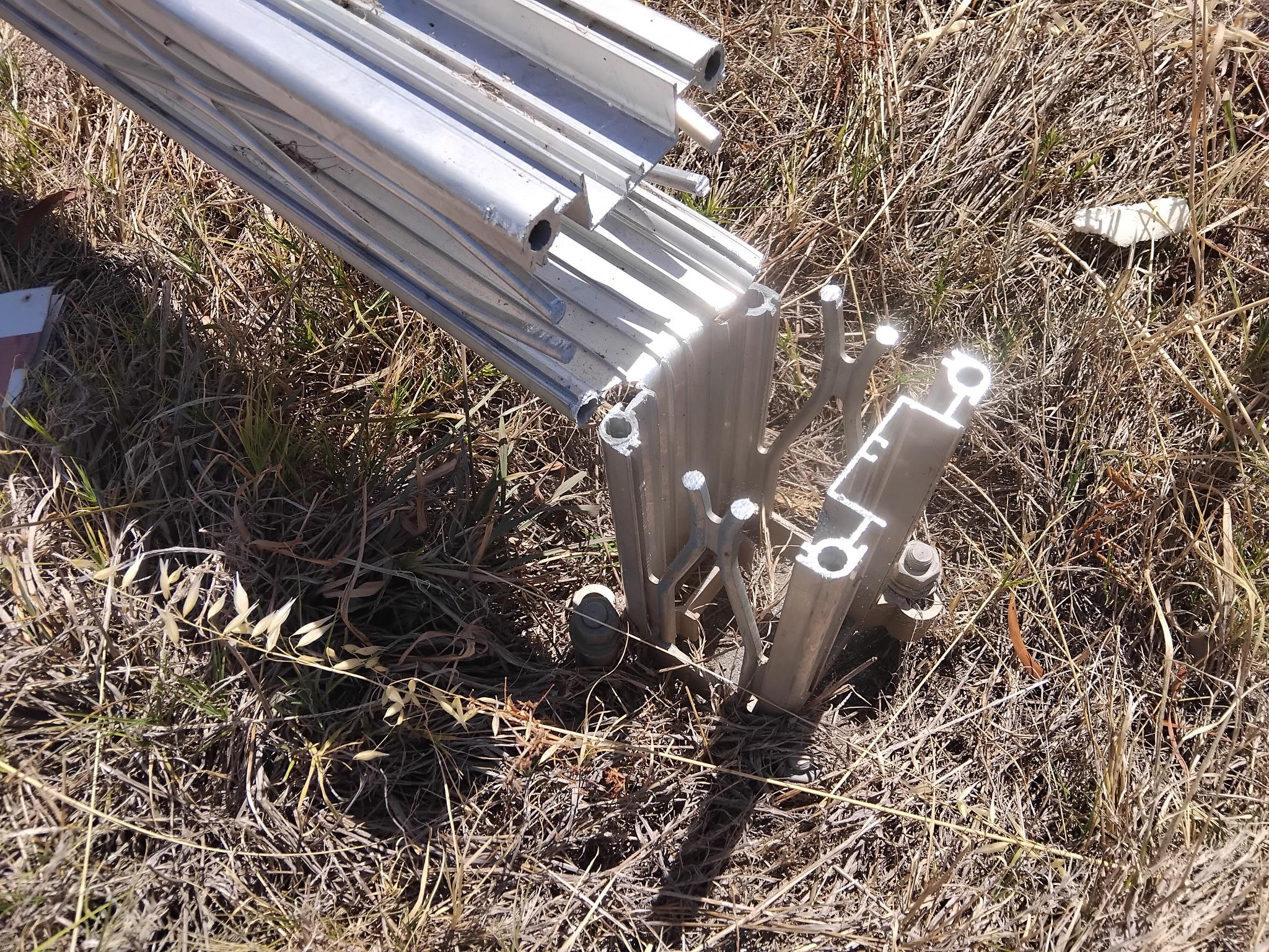 Automated fire danger sign cut down during heat wave